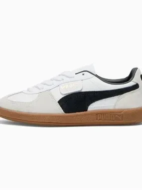 Puma | Shoes | Puma Palermo White And Black Lowtop Sneakers With Gum ...